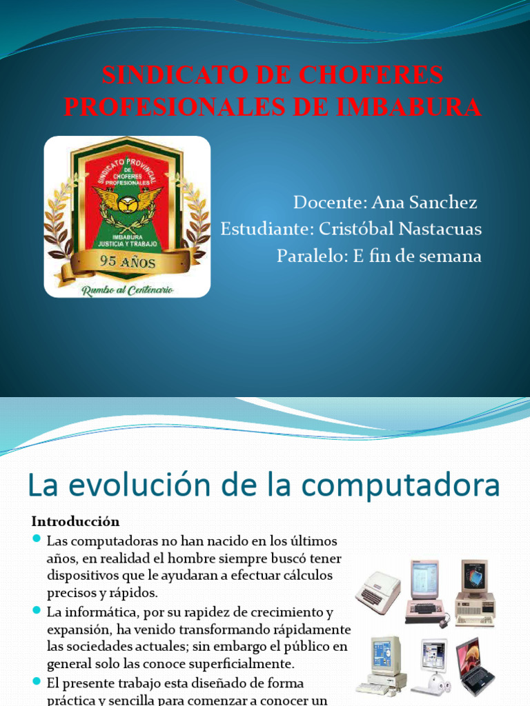 Evolucion de La Computadora | PDF | Informática | Ingeniería
