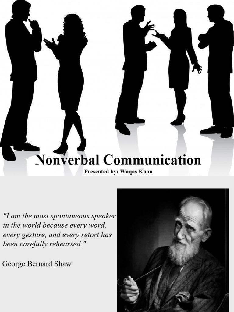 Non-Verbal Communication Presentation Lecture1 | PDF | Nonverbal ...