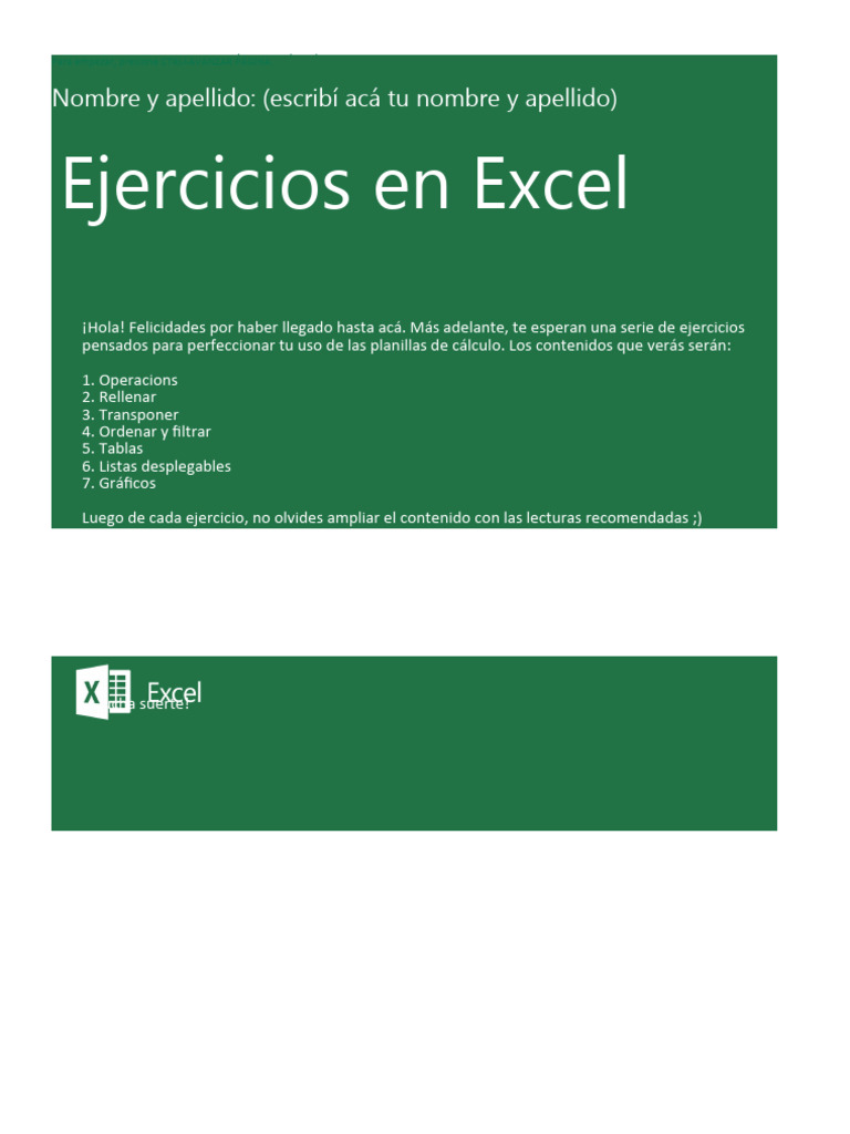 U1 - Ejercicio Asincrónico (Módulo 2) | PDF | Hoja de cálculo ...