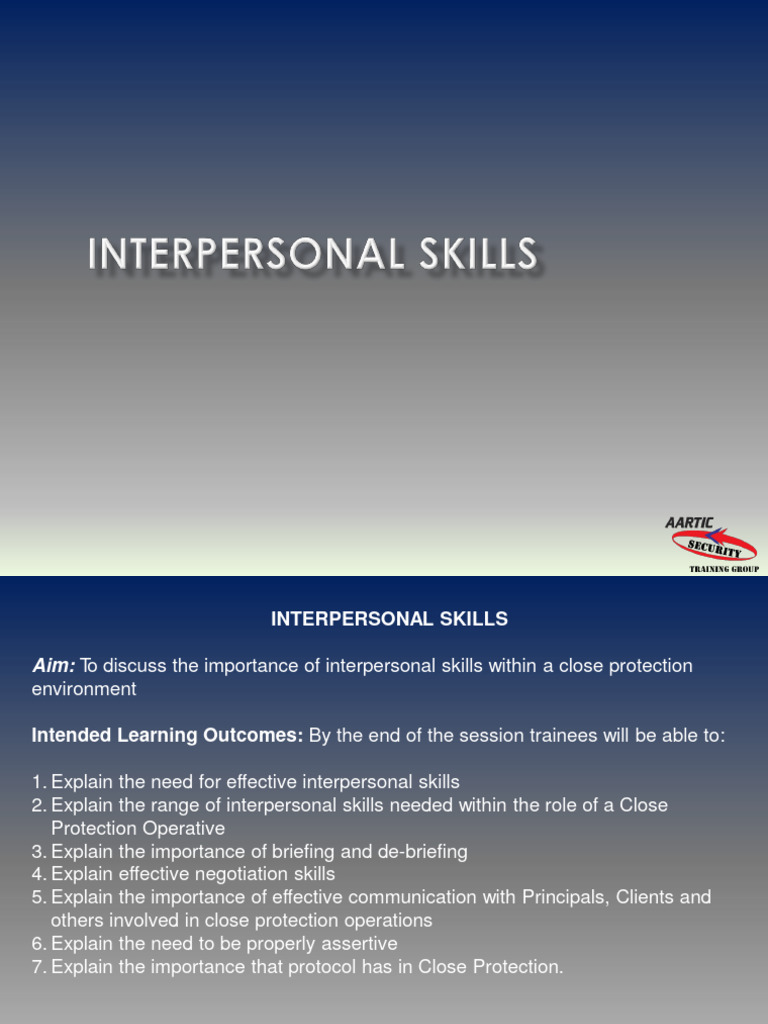 Chapter 6 Interpersonel Skill | PDF | Nonverbal Communication | Communication