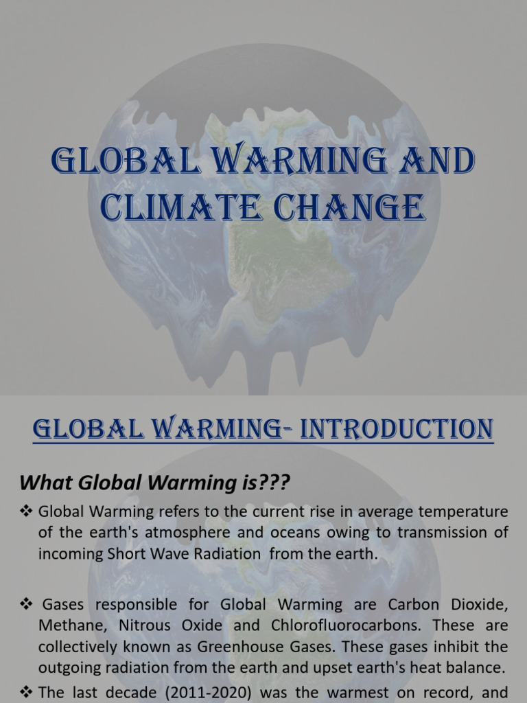 Understanding Global Warming Causes & Effects | PDF | Climate Change ...