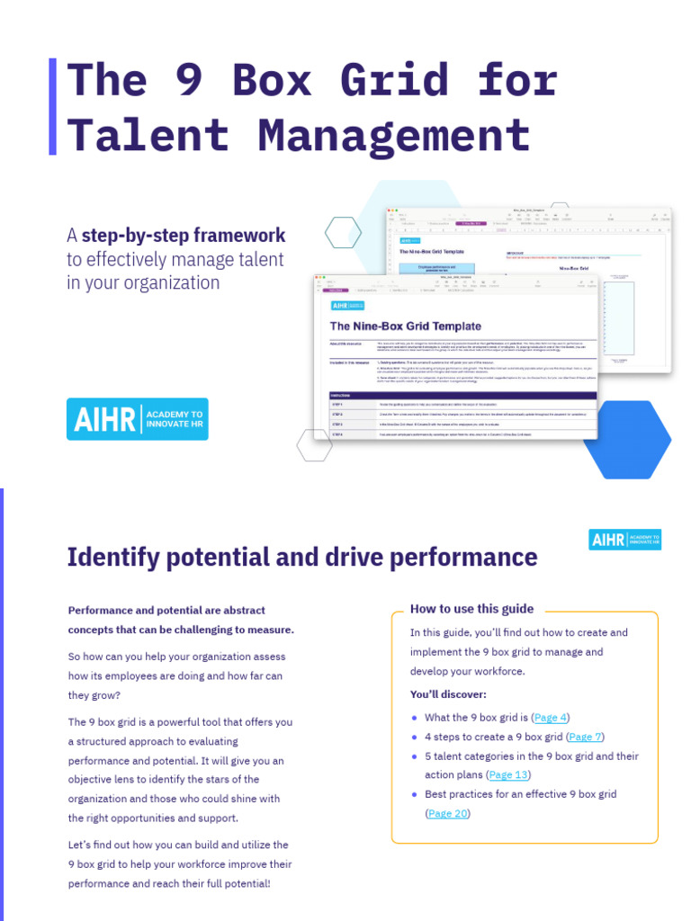9 Box Grid for Talent Management Guide | PDF | Mentorship | Performance Indicator