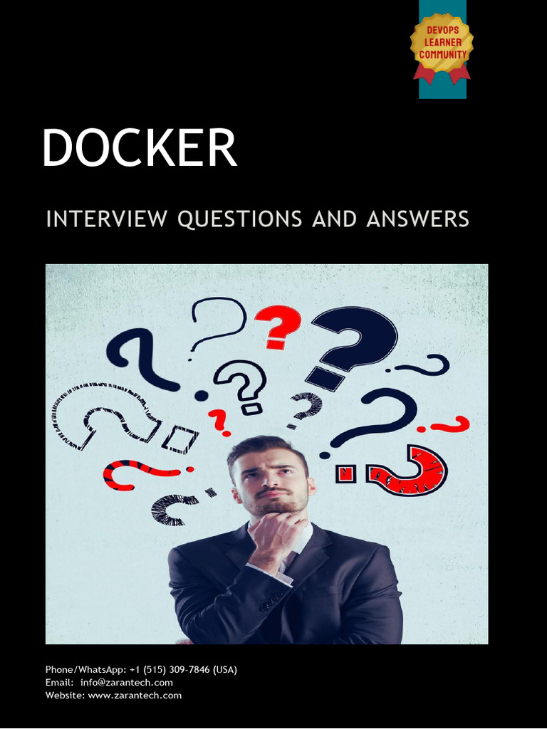 Interview Questions - Docker (50 Questions) | PDF | Virtual Machine | Operating System