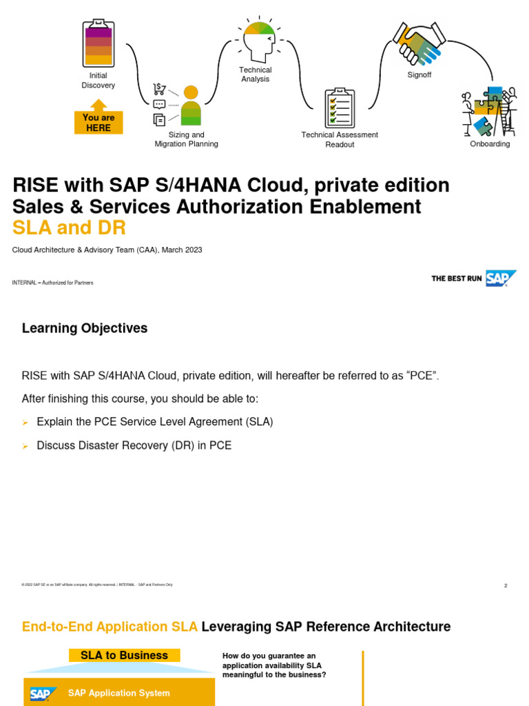 Rise Pce Caa Sla & DR - Wave4 | PDF | Service Level Agreement ...