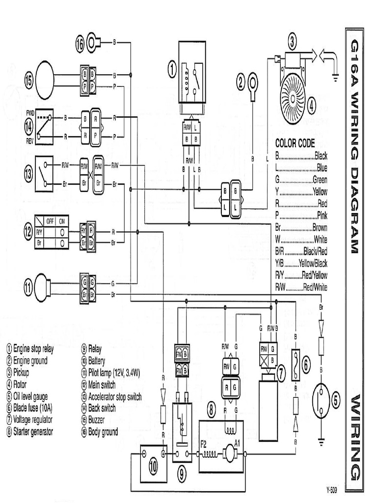 12 G16A Wiring Diagram | PDF