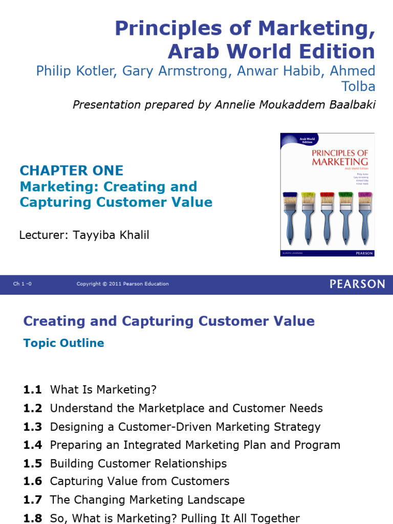 01 - Marketing Creating and Capturing Customer Value | PDF | Marketing ...