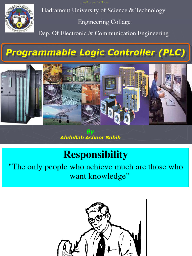 Lec 1 5 Plc Pdf Programmable Logic Controller Input Output