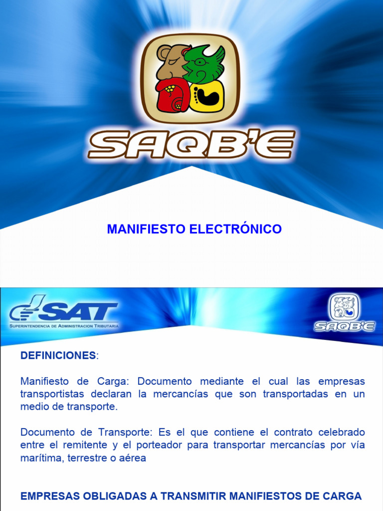 1306 Operaciones de Manifiesto de Carga en Aduana Express Aereo | PDF