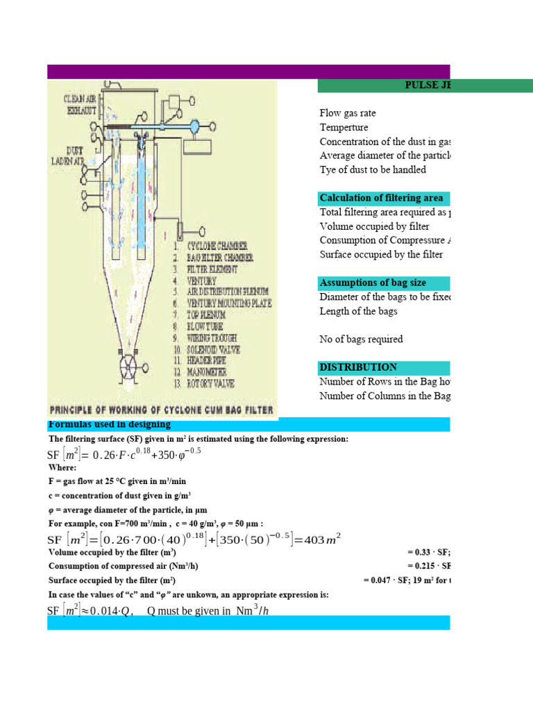 Dust Collection | PDF | Gases | Chemical Engineering