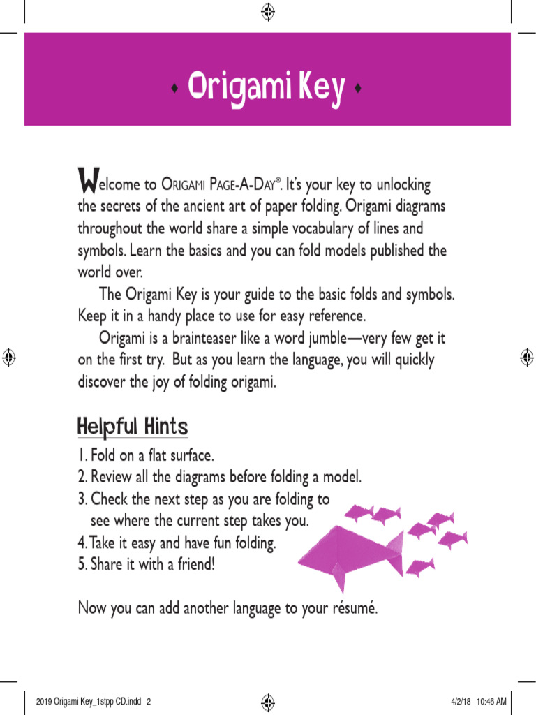 Origami Key | Download Free PDF | Origami | Printing Materials