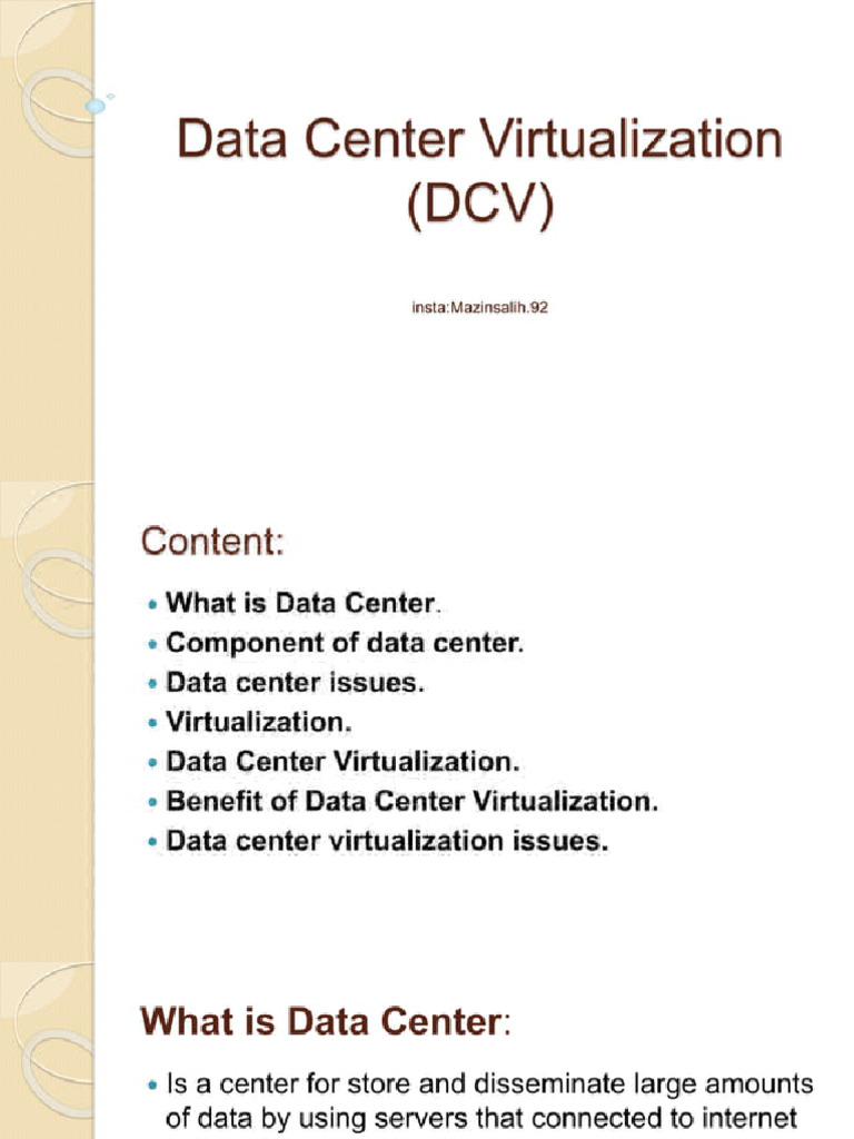 DCV CC Virtualization | PDF