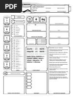 Ficha D&D 5e 2024 Editável | PDF