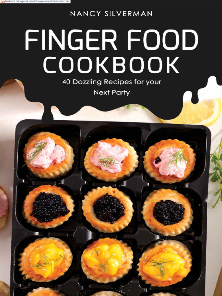 Finger Food Cookbook en Español | PDF | Galleta | Magdalena