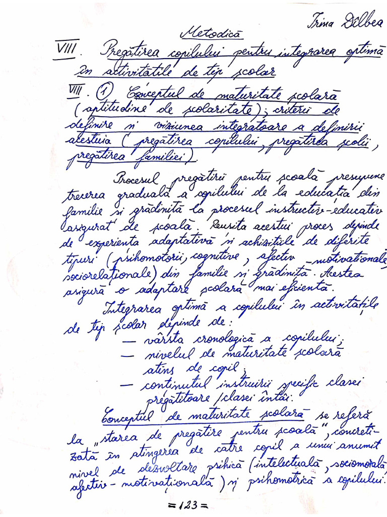 Metodica VIII. CORECT | PDF