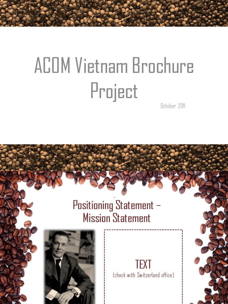 ACOM Vietnam: Coffee Production Insights | PDF | Business | Cooking ...
