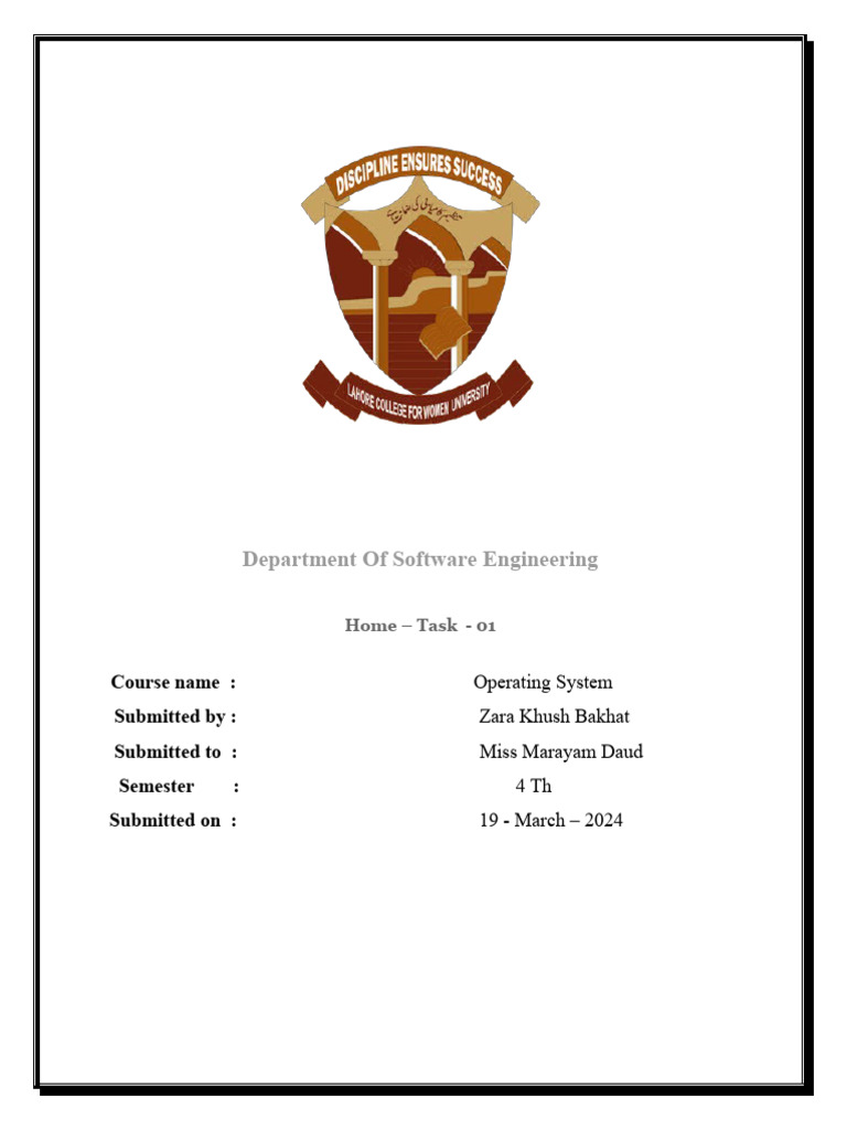 Home Task 1 | Download Free PDF | Microsoft Windows | Operating System