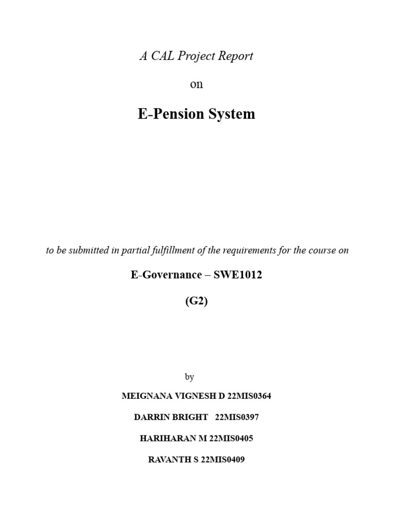 E-Gov Rev-2 Report | PDF | Computer Security | Security