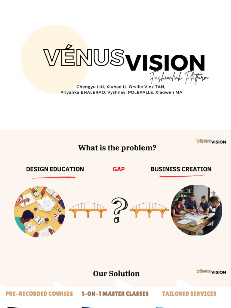 Vénus Vision Pitch | PDF