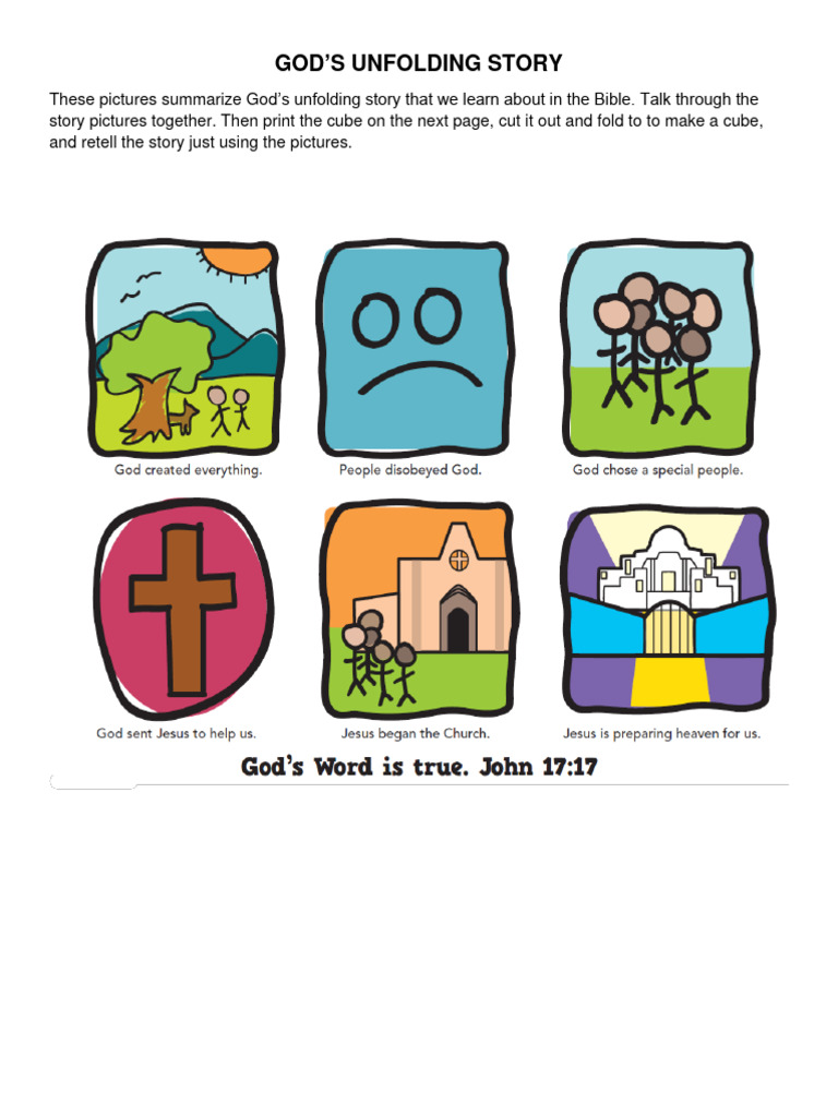 Bible Story Cube Activity Guide | PDF