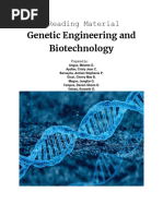 Grade 12 Genetic Engineering | PDF | Genetic Engineering | Molecular Cloning
