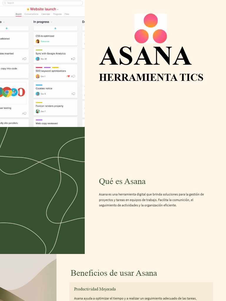 Asana Herramienta Tics | PDF | Informática | Software