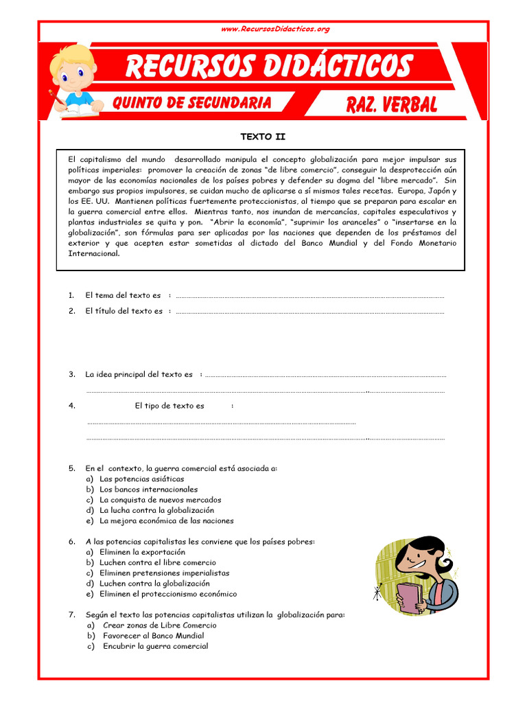 Tipos-de-Textos-para-Cuarto-de-secundaria IV | PDF | Libre comercio ... Tipos-de-Textos-para-Cuarto-de-secundaria IV | PDF | Libre comercio ...