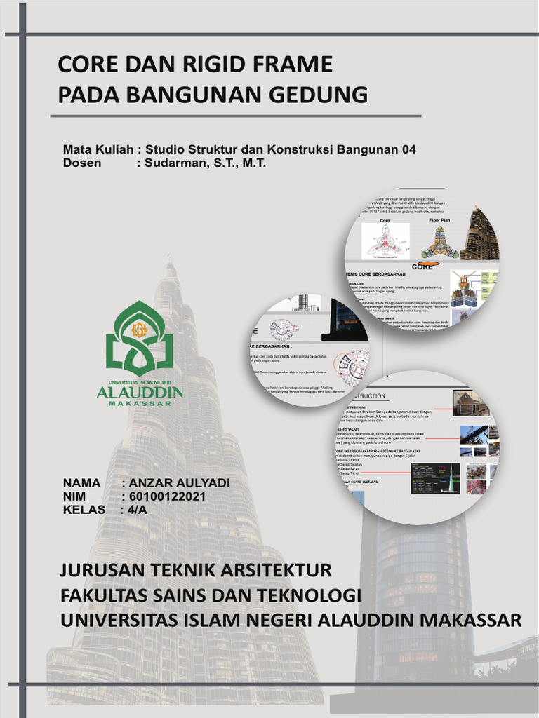 Anzar Aulyadi - 60100122021 - Core Dan Rigid Frame | PDF