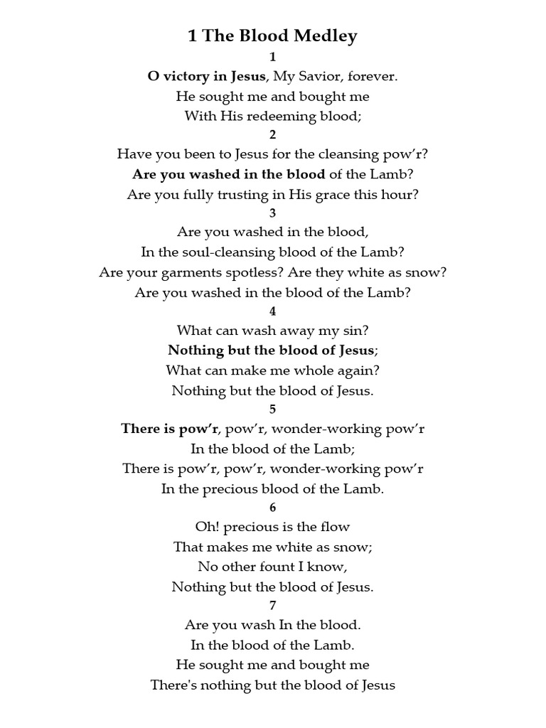 The Blood Medley 2 | PDF