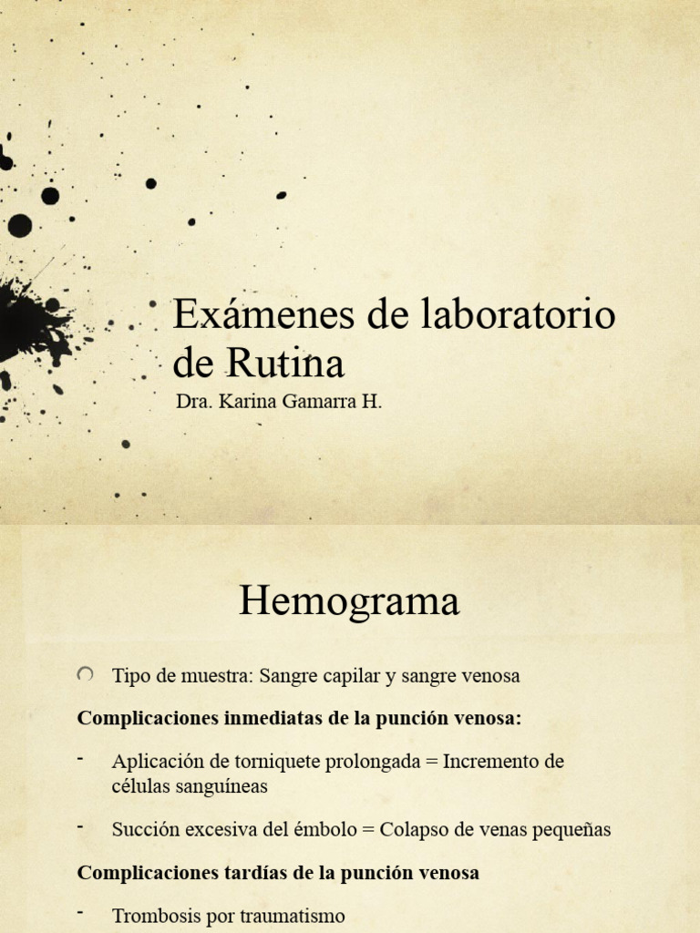 Exámenes de Lab. Rutina | PDF | Sodio | Hipoglucemia