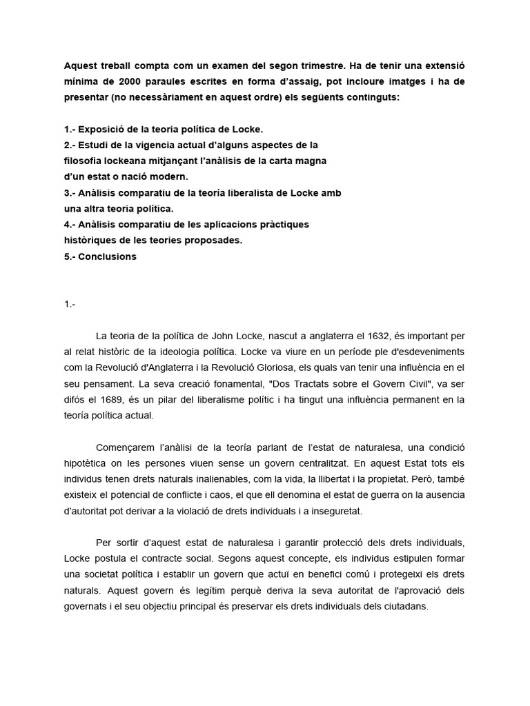 Treball Locke | PDF