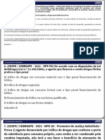 Simulado Lei de Drogas 11343 2006 | PDF