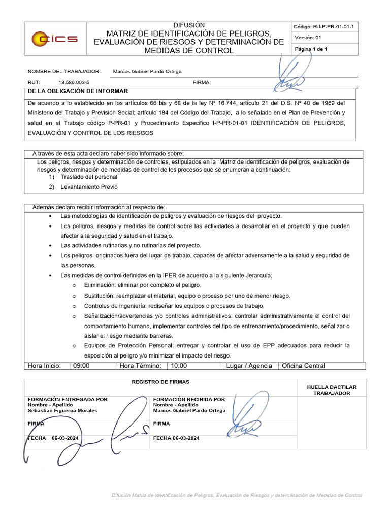 02 - R-I-P-PR-01-01-1 - Difusion de MIPER | PDF