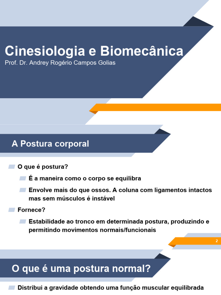 SLIDE A Postura Corporal | PDF