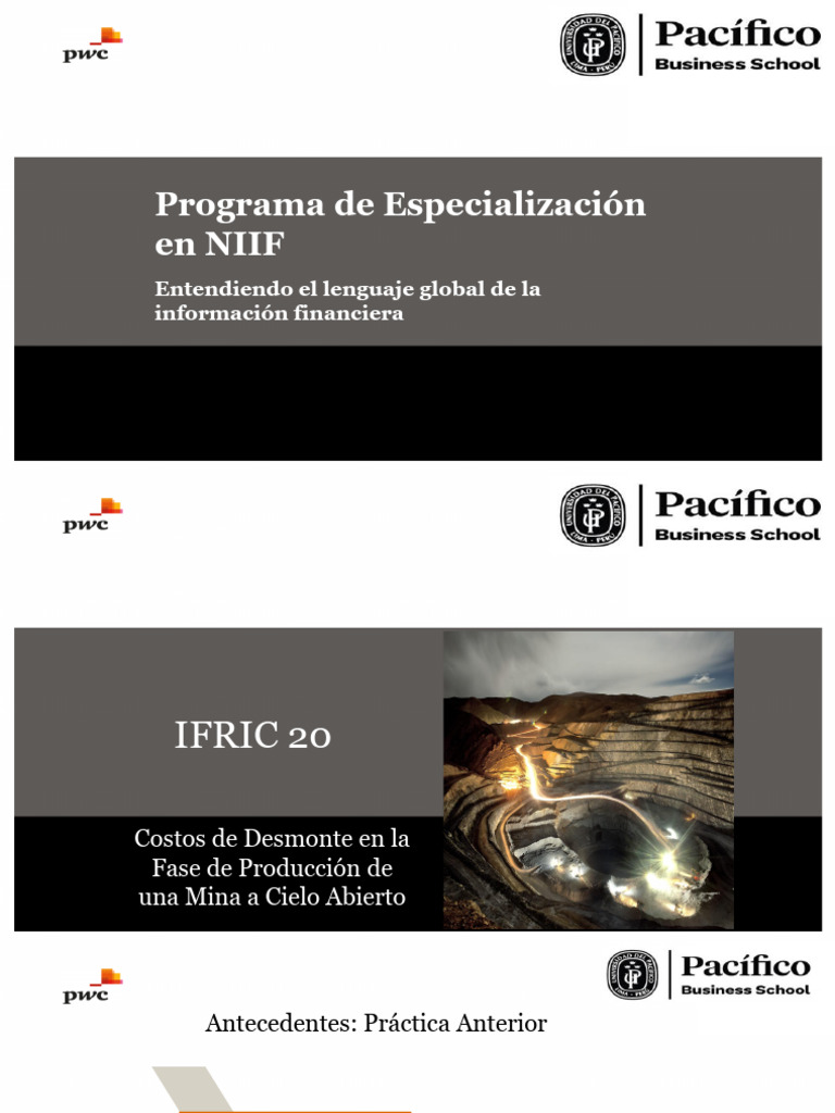 IFRIC20 - Stripping Costs | PDF | Minería | Medición
