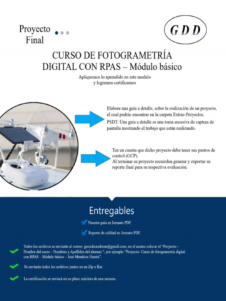 Proyecto Final - Fotogrametria Basica | PDF