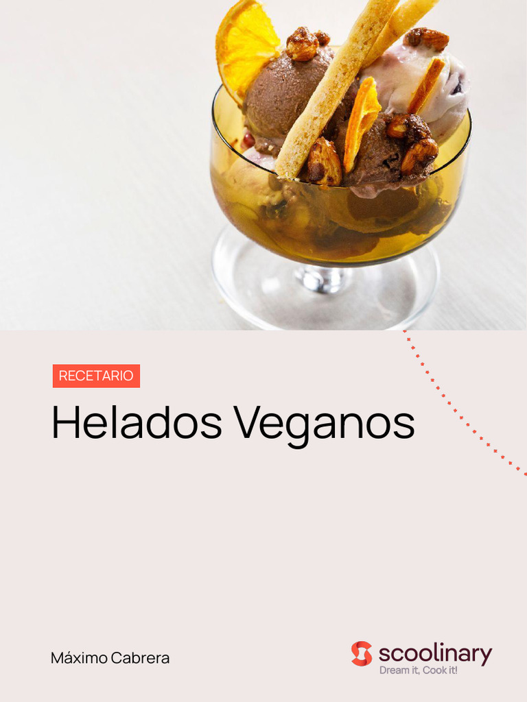 ES Recetario Helados Veganos | PDF | Helado | Chocolate
