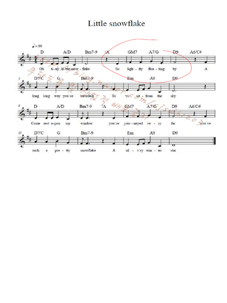 Little Snowflake | PDF