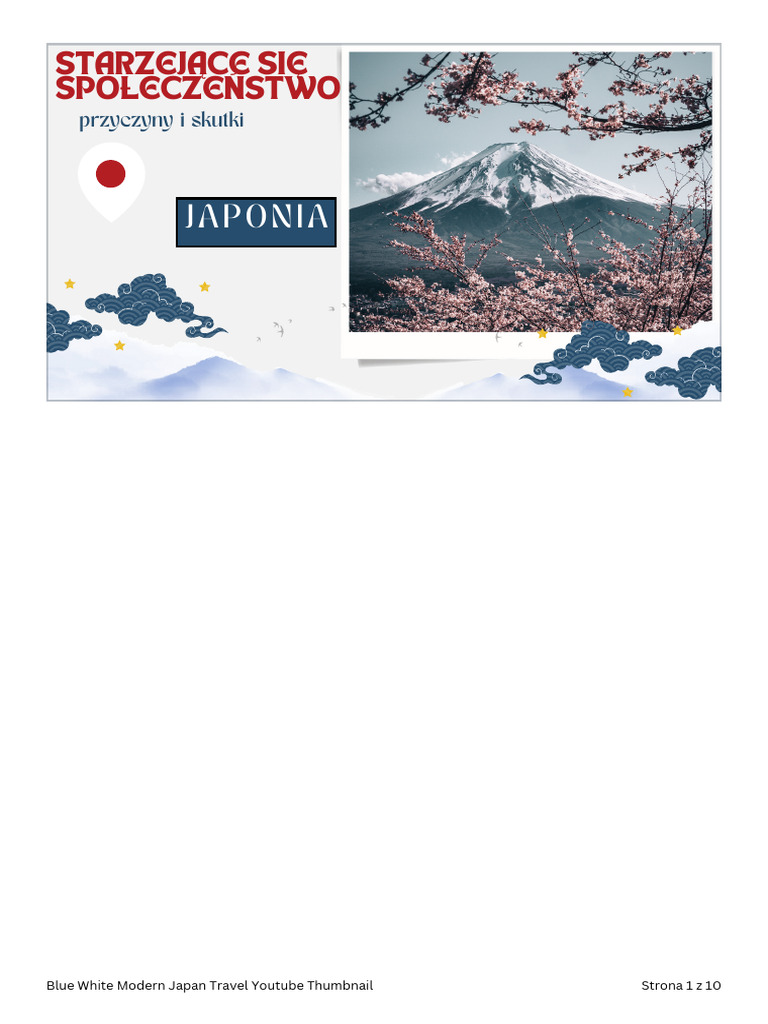 Blue White Modern Japan Travel Youtube Thumbnail | PDF