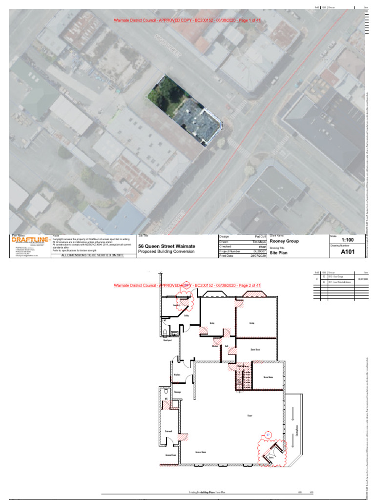 Approved Consent Files - Architectural Plans - DL20007 Queen Street ...