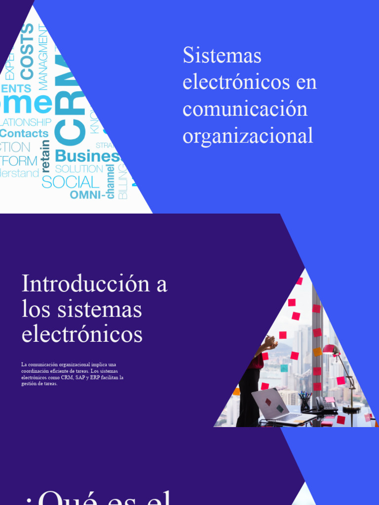 Sistemas Electrónicos en Comunicación Organizacional | PDF