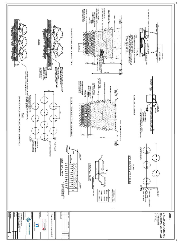 Irrigation Cable DWG | PDF