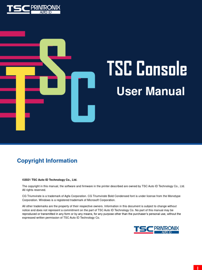 Tsc-Console User-Maunal New en | PDF | Computer File | Printer (Computing)