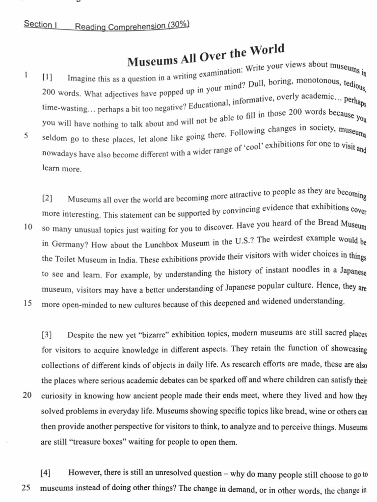 F2 Reading Paper | PDF