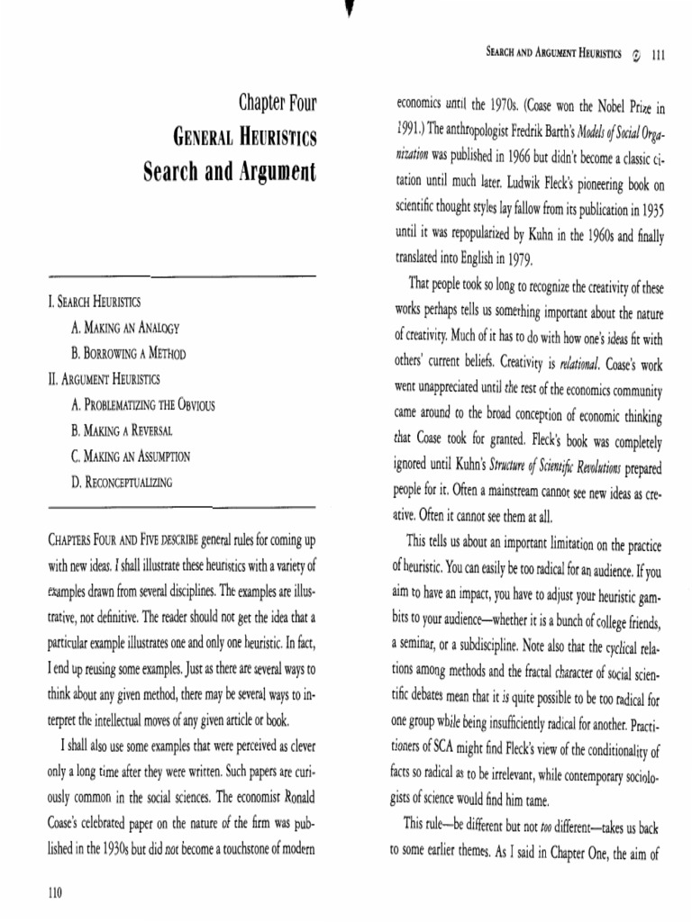 Abbott 2004 Methods of Discovery Chap4 | PDF | Analogy | Economics