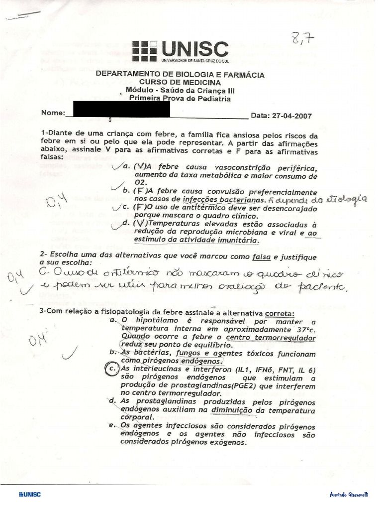 Provas Anteriores | PDF