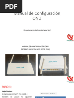Instructivo de Configuración Ont Zte F6600-F688-F670y-F670l Corp. | PDF ...