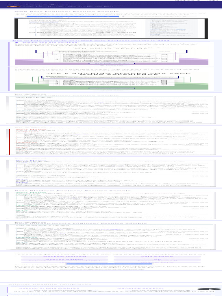 GCP Data Engineer Resume Examples For 2024 Resume Worded | PDF | Cloud ...