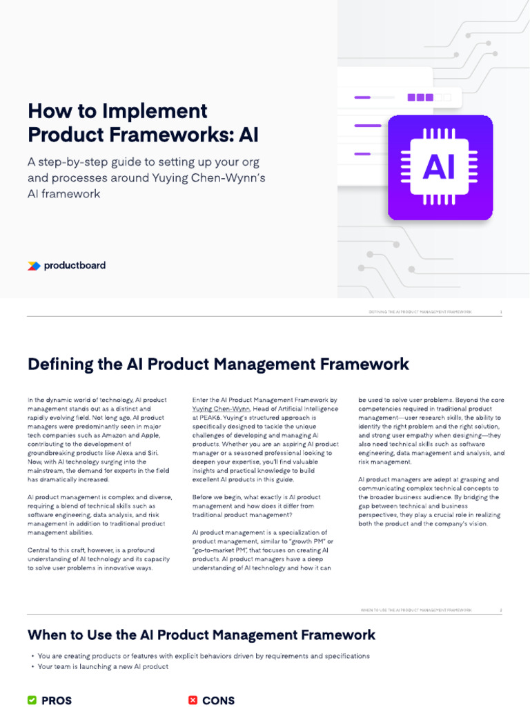 AI Product Framework Guide | PDF