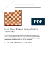 Le Vocabulaire Des Échecs en Anglais - Ecole Apprendre-Les-Echecs | PDF