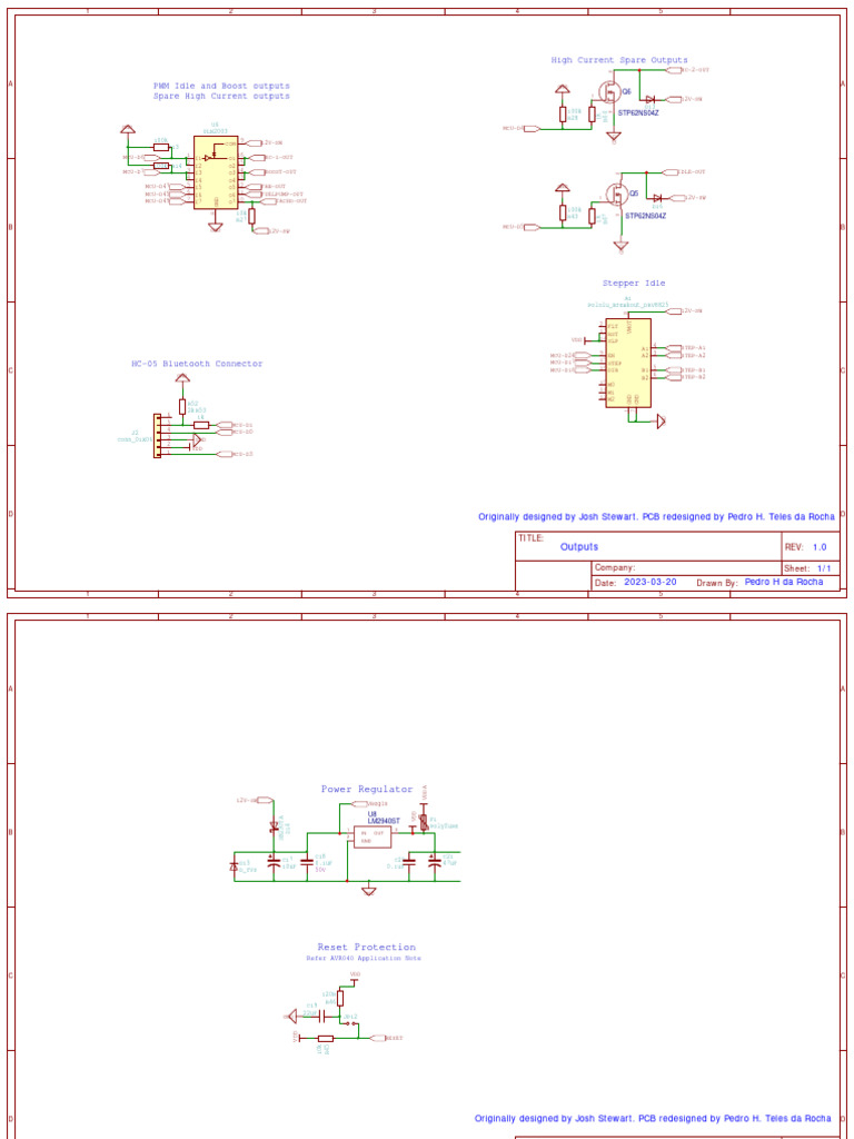 Schematic - Speeduino 4.3d - MEGA PRO - PCBWay Community | PDF